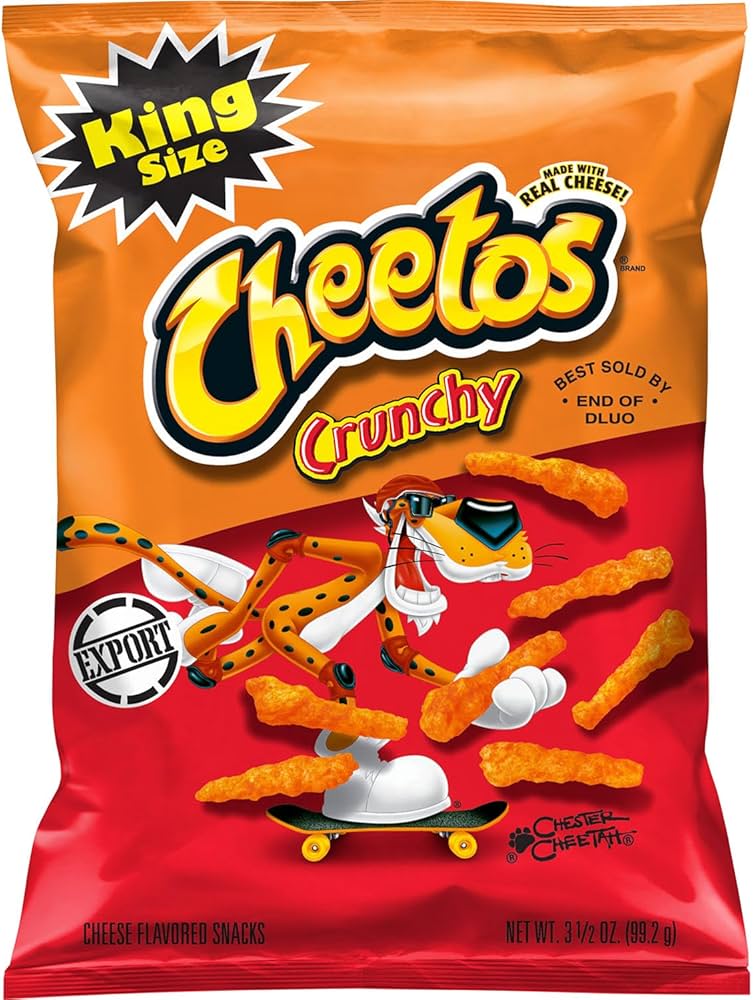 Cheetos Crunchy King Size 3.5oz – MCR Snack Distro
