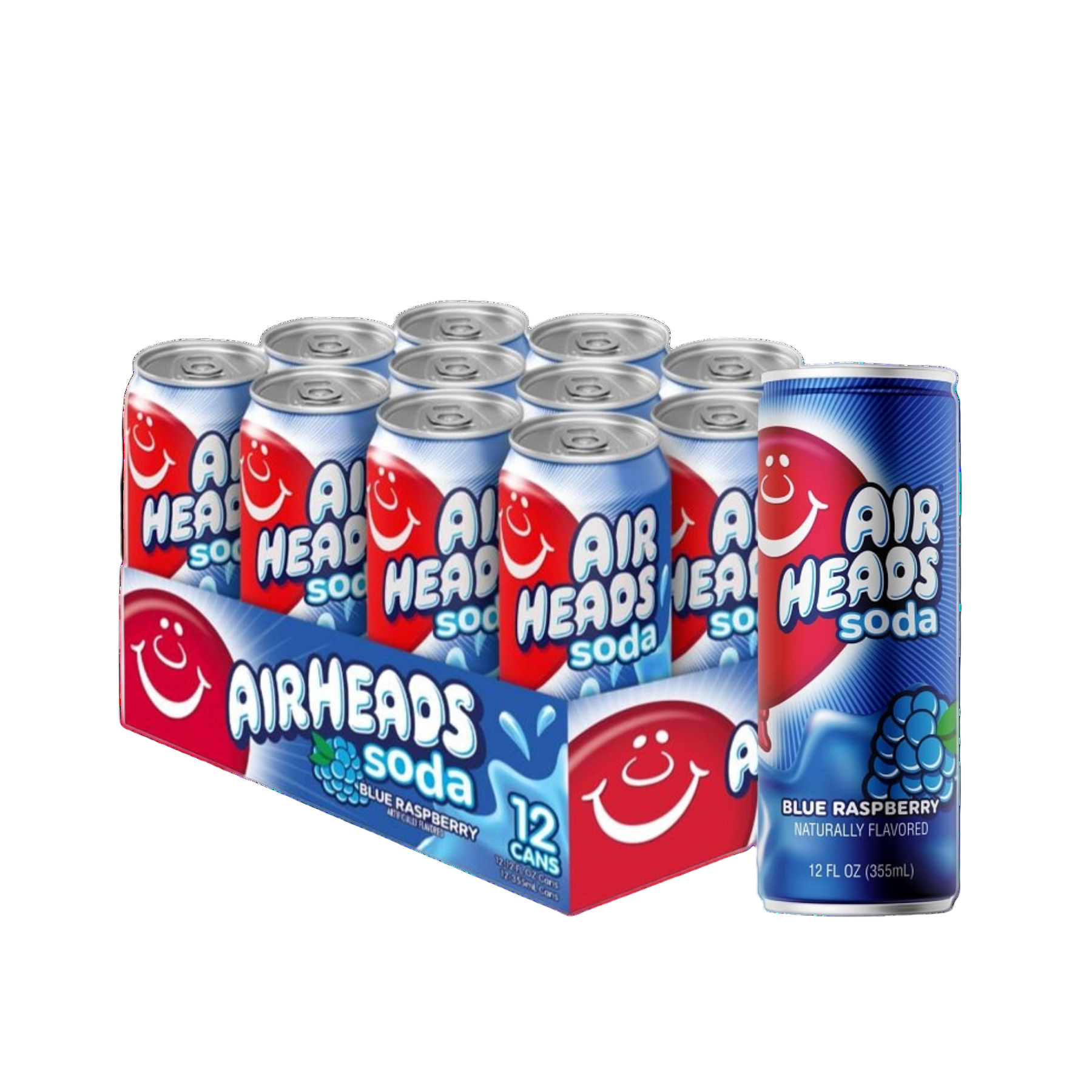 Airheads Soda Blue Raspberry 12oz USA (355ml) – MCR Snack Distro