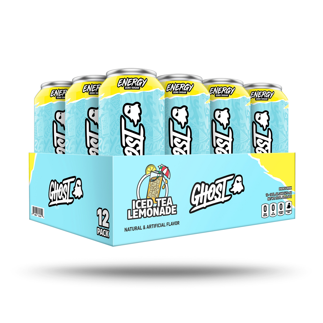 Ghost Energy Drink Iced Tea Lemonade USA - 16oz (473ml) – MCR Snack Distro