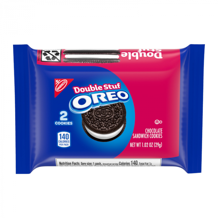 Oreo Double Stuf Sandwich Cookies Snack Pack - 1.02oz (29g) – MCR Snack ...