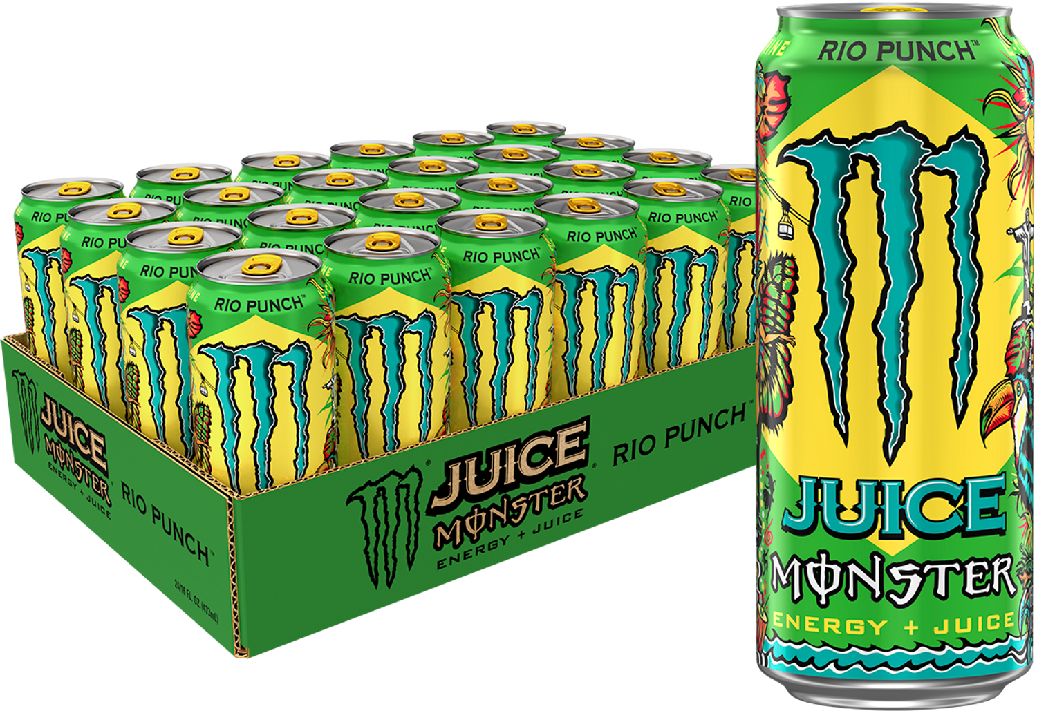 Monster Juice Rio Punch USA - 16oz (473ml) – MCR Snack Distro