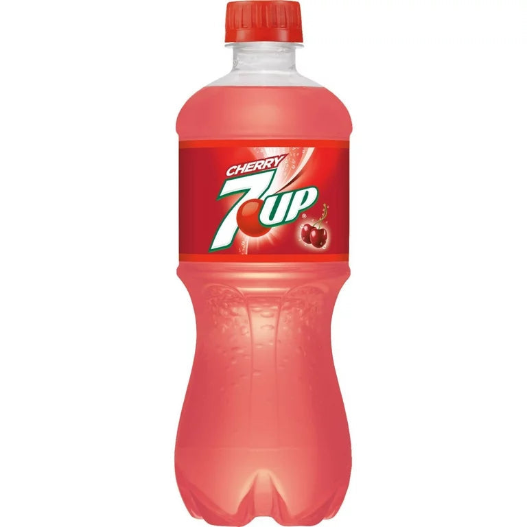7UP Cherry USA Bottle - 20oz (591ml) | Refreshing Cherry Twist – MCR ...