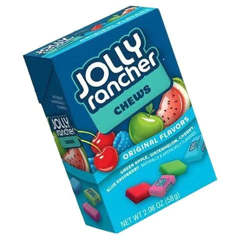 Jolly Rancher Box Fruit Chews Original 2.06oz (58g) – MCR Snack Distro