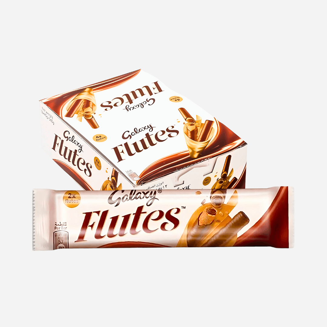 Galaxy Milk Chocolate Crispy Flutes Dubai Import - (22.5g) – MCR Snack ...