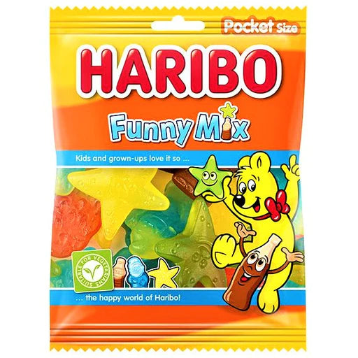 Haribo Funny Mix 75g – MCR Snack Distro