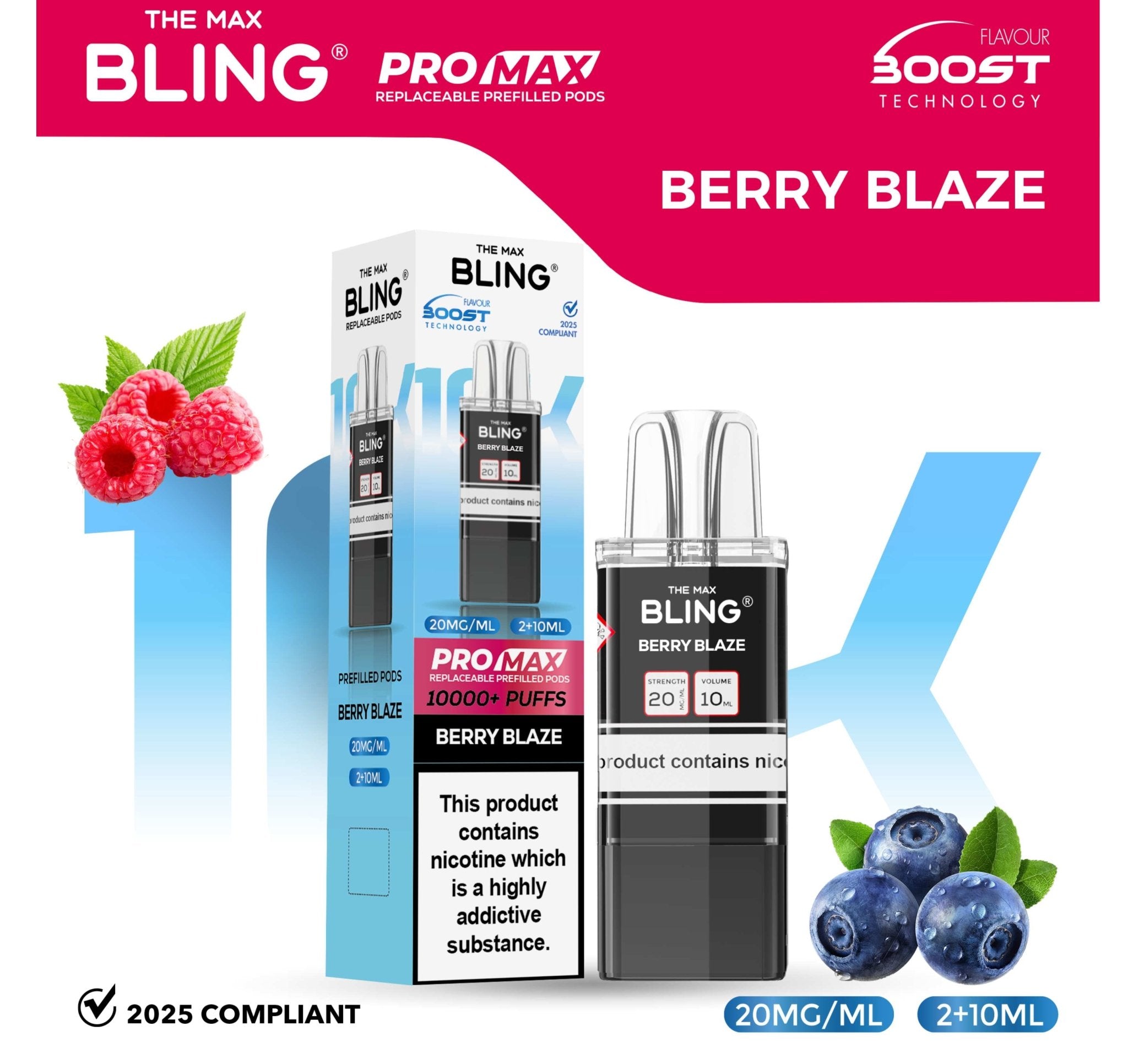 The Bling 10k Pro Max Pods Box of 5 – MCR Snack Distro
